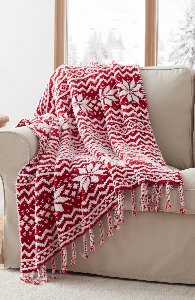 VCNY HOME Astor Fair Isle Throw Blanket | Nordstromrack