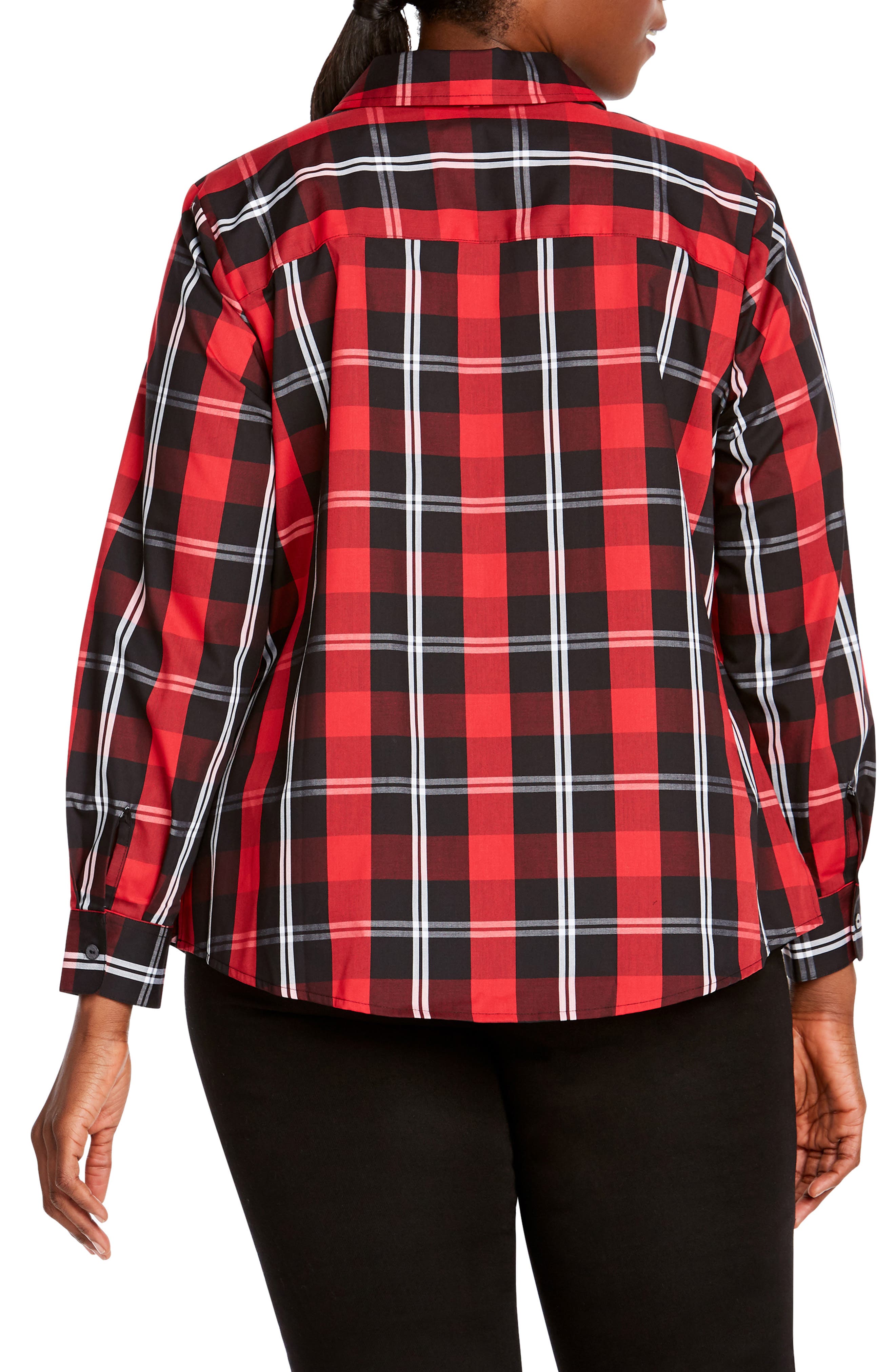 Foxcroft Tina Mackenzie Tartan Plaid Shirt | Nordstrom