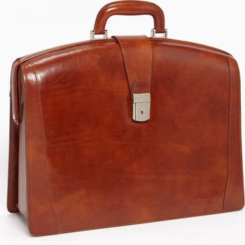 Bosca Triple Compartment Leather Briefcase | Nordstrom