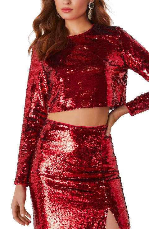 Red Crop Tops for Women | Nordstrom Rack