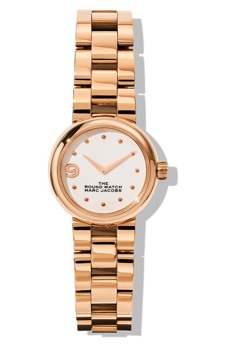 Marc Jacobs The Round Quartz Bracelet Watch, 28mm | Nordstromrack