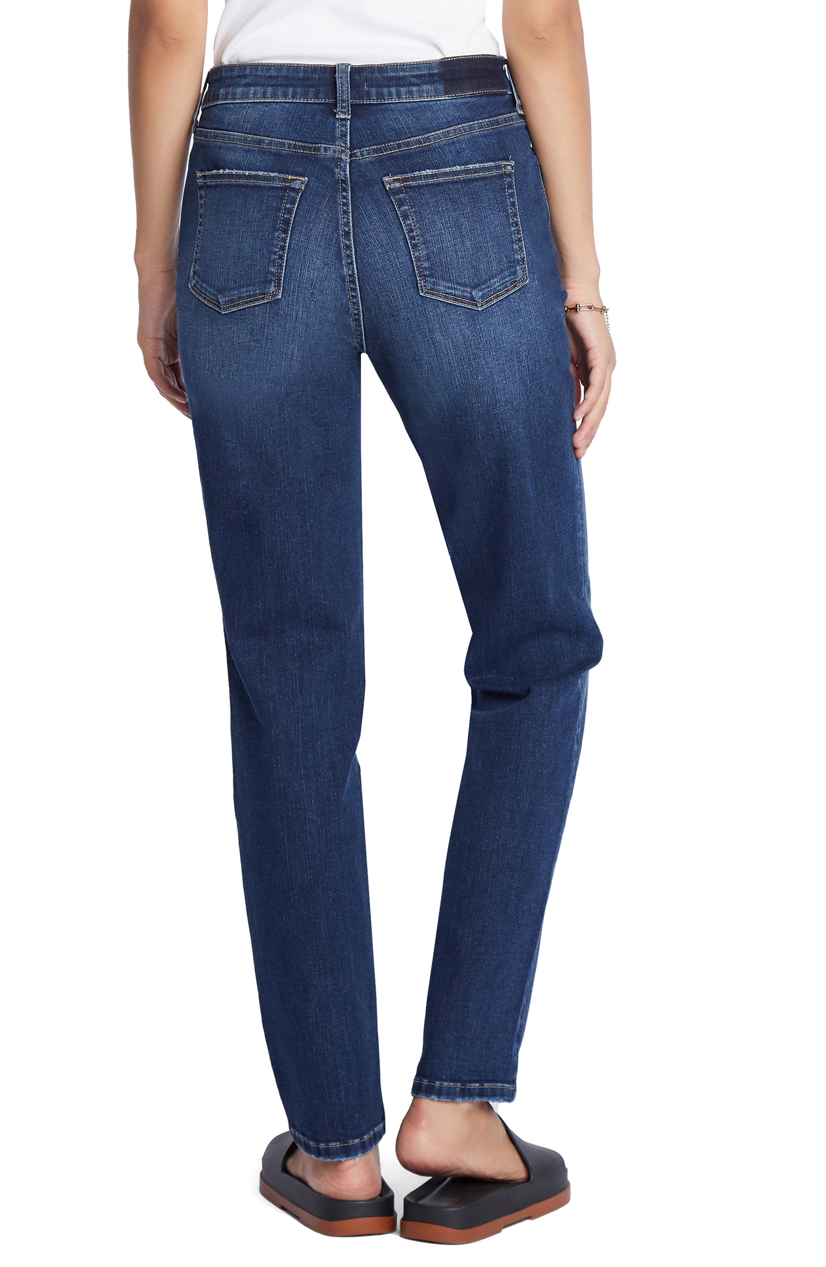 HINT OF BLU Clever High Waist Slim Straight Leg Jeans | Nordstromrack