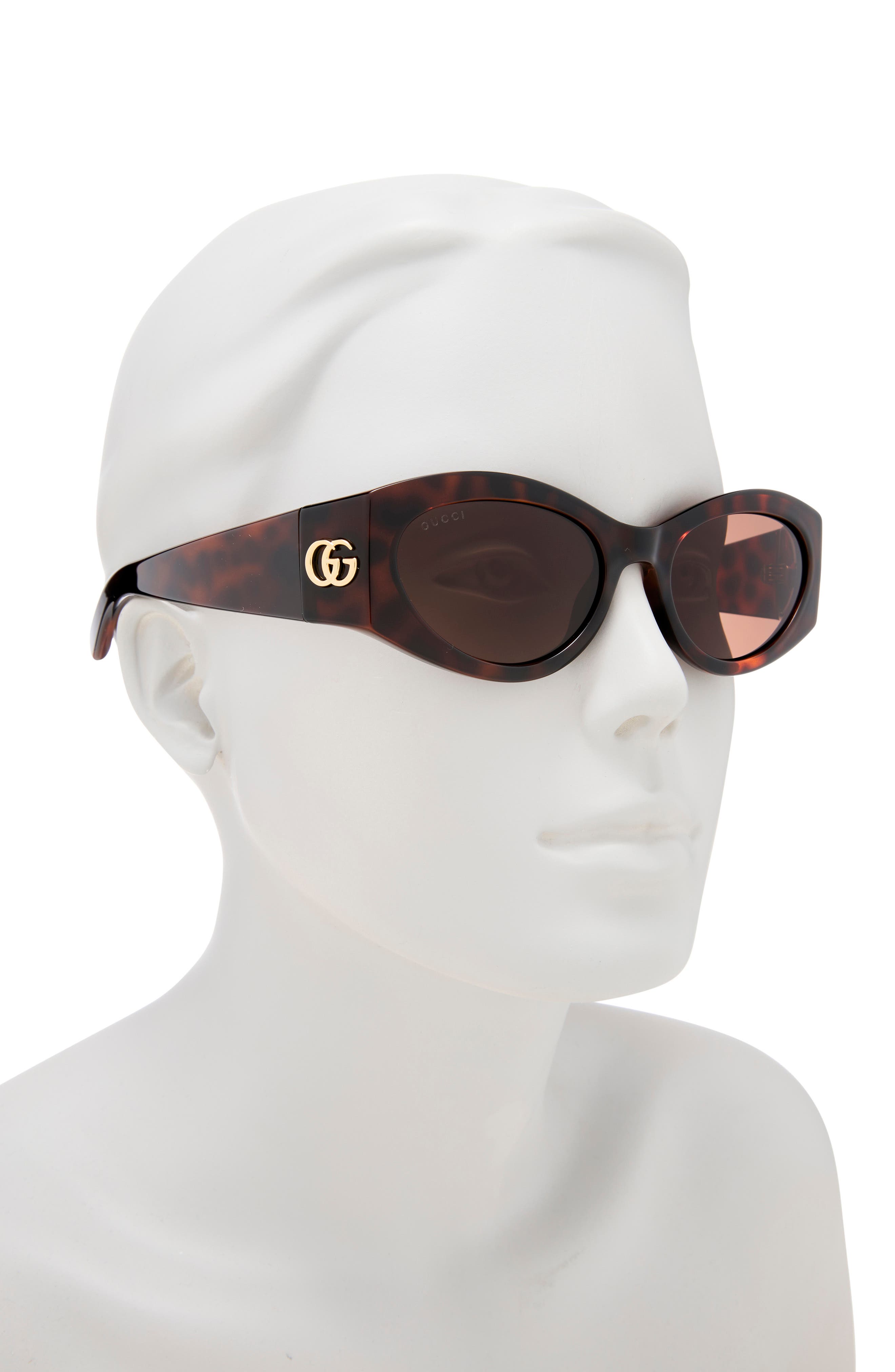 Gucci Core 53mm Oval Sunglasses | Nordstromrack
