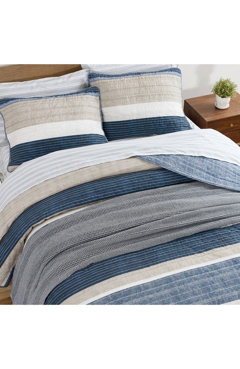 Nautica Ridgeport Open Dark Blue Quilt Set | Nordstromrack