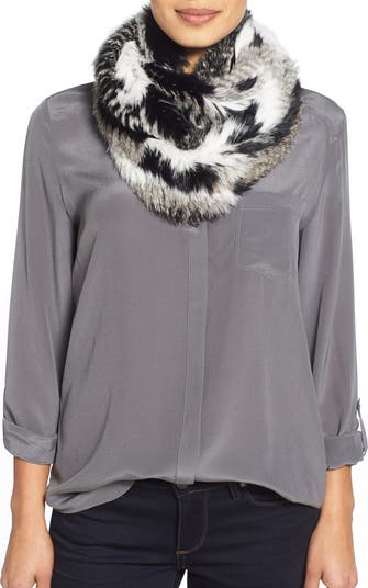 Jocelyn Genuine Rabbit Fur Infinity Scarf | Nordstrom