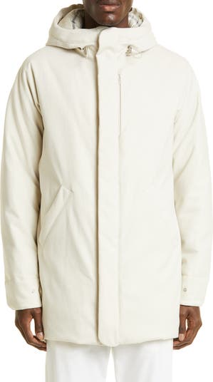 Eleventy Matte Finish Hooded Down Coat | Nordstrom