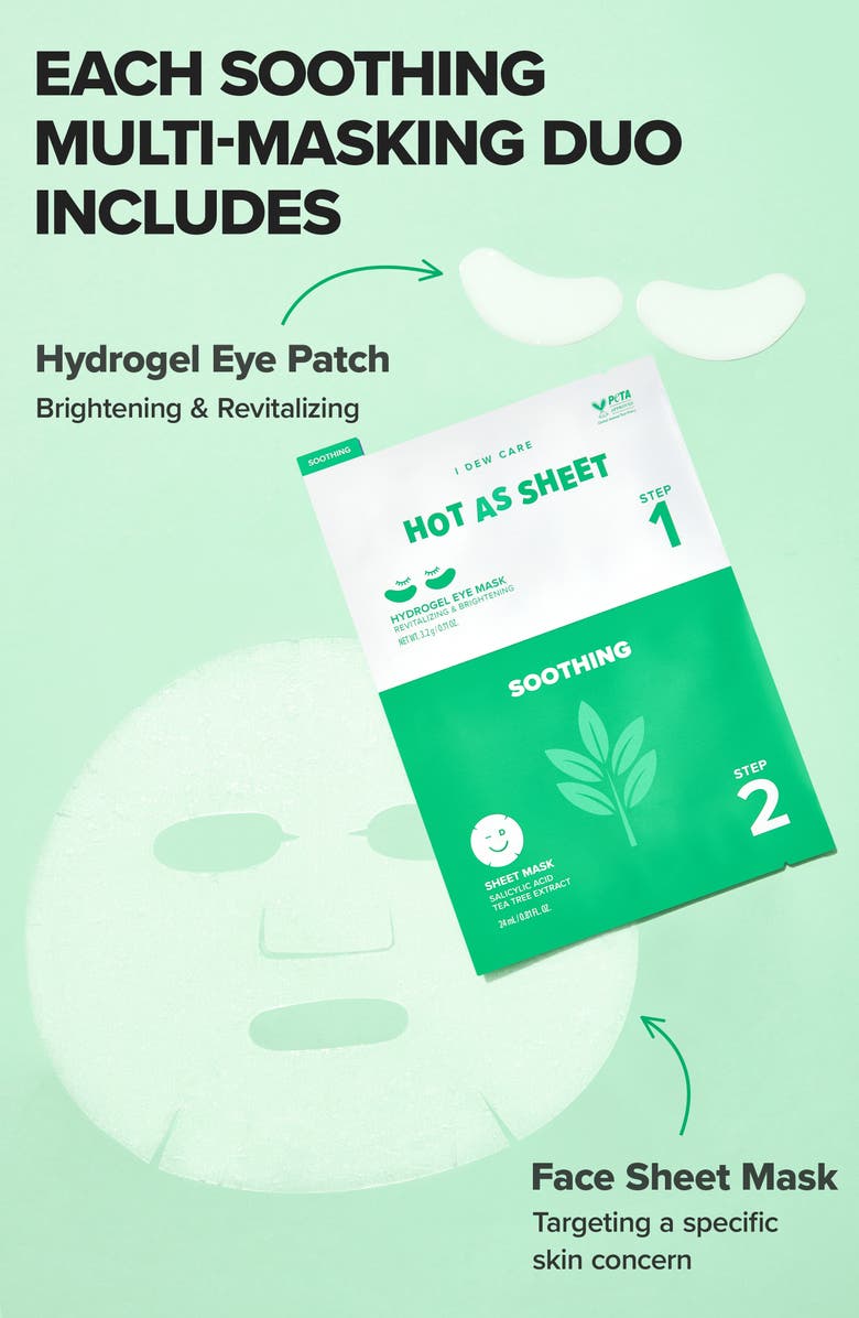 I DEW CARE Hot As Sheet Facial Mask Duos Set | Nordstromrack