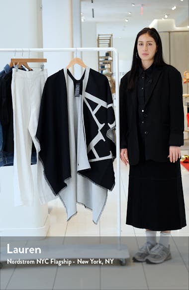 AllSaints A-Star Logo Ruana | Nordstromrack