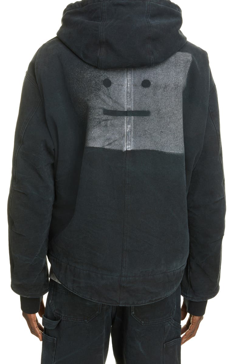 Acne Studios Fa-Ux-Out Cotton Hooded Jacket | Nordstrom