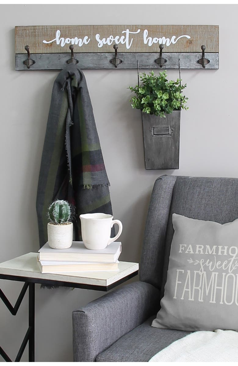 STRATTON HOME DECOR Multi Rustic Home Sweet Home Hooks | Nordstromrack