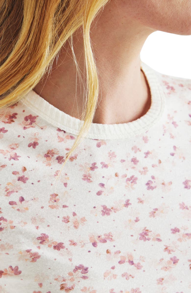 Splendid Candice Floral Linen Blend T-Shirt | Nordstromrack