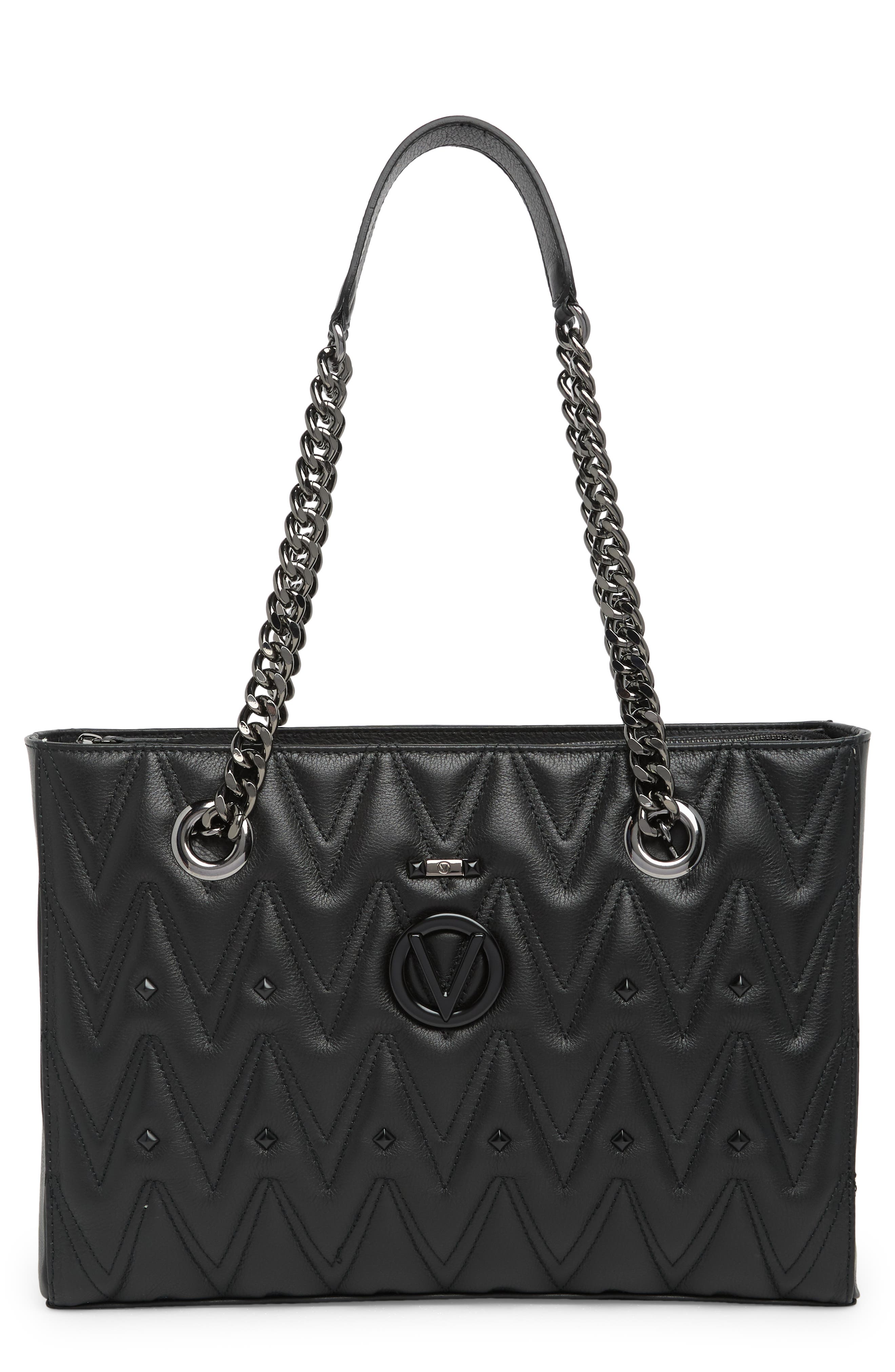 VALENTINO BY MARIO VALENTINO Floralie Diamond Quilt Leather Tote Bag ...