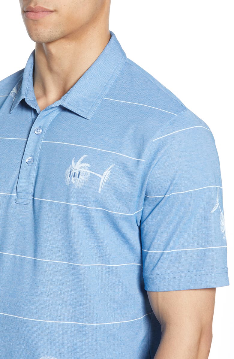 TravisMathew Baumen Around Regular Fit Palm Tree Piqué Polo | Nordstromrack