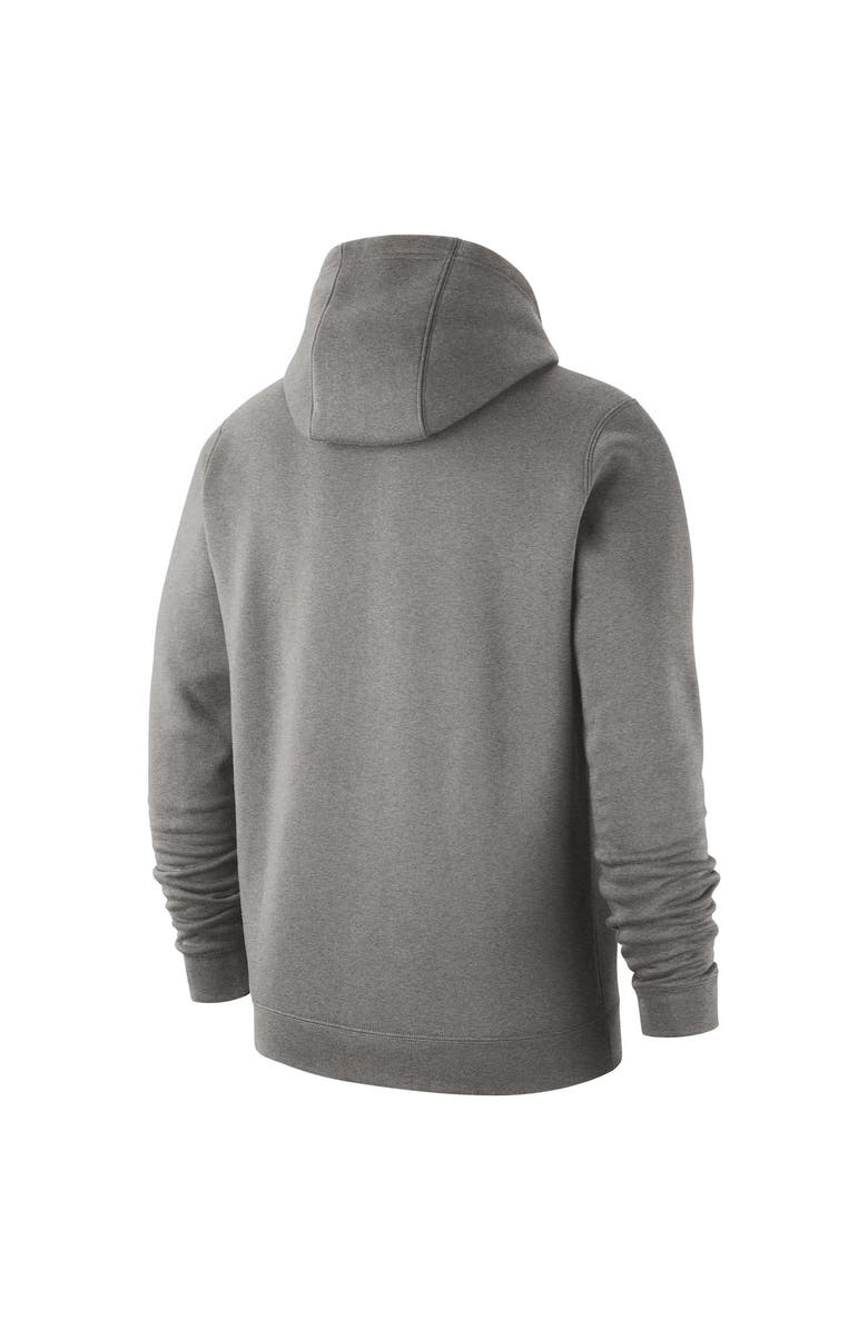 Nike Men's Nike Heathered Gray Florida Gators Logo Club Fleece Pullover ...