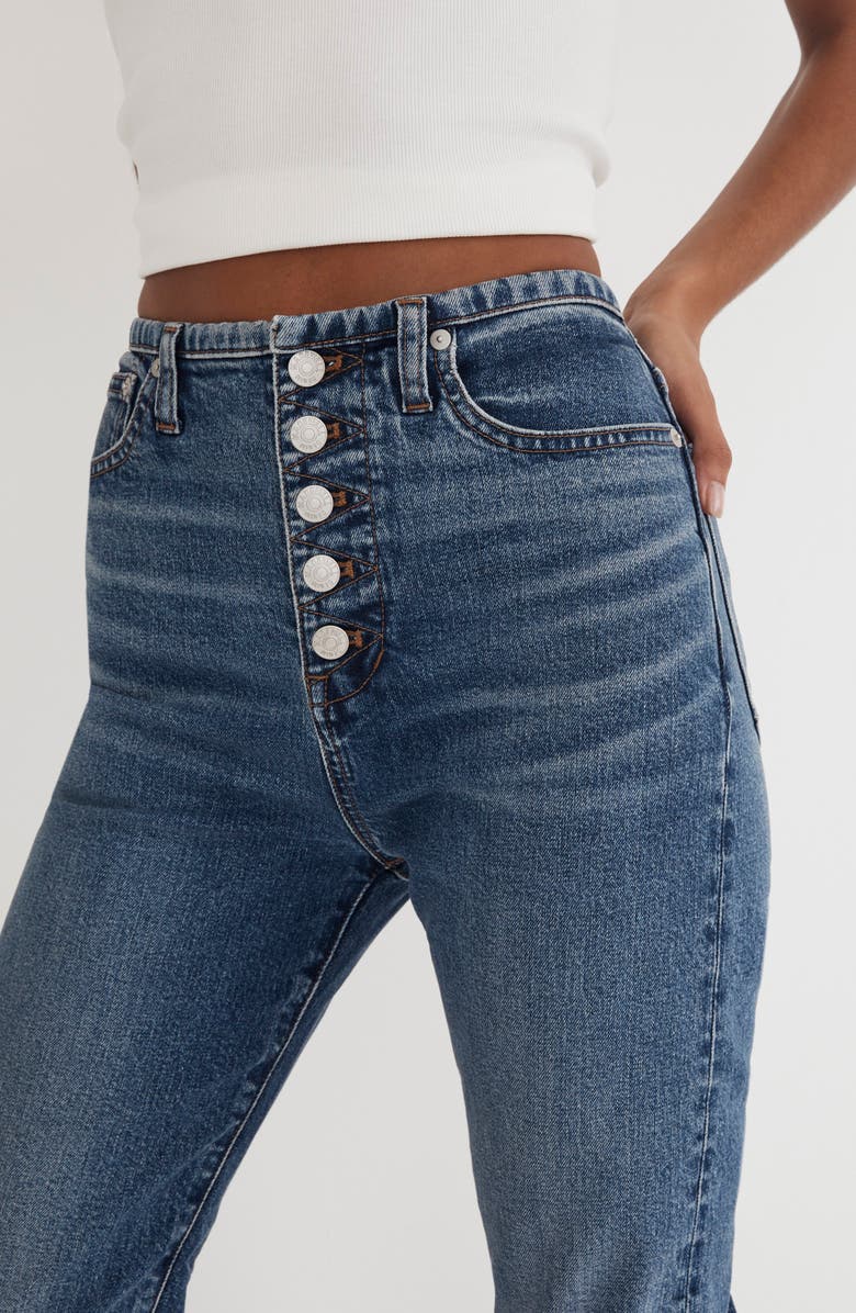 Madewell The '90s Piped Waist Straight Leg Jeans | Nordstromrack