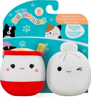 SQUISHMALLOWS 3.5" Set of 2 Squeaky Pet Toys | Nordstromrack