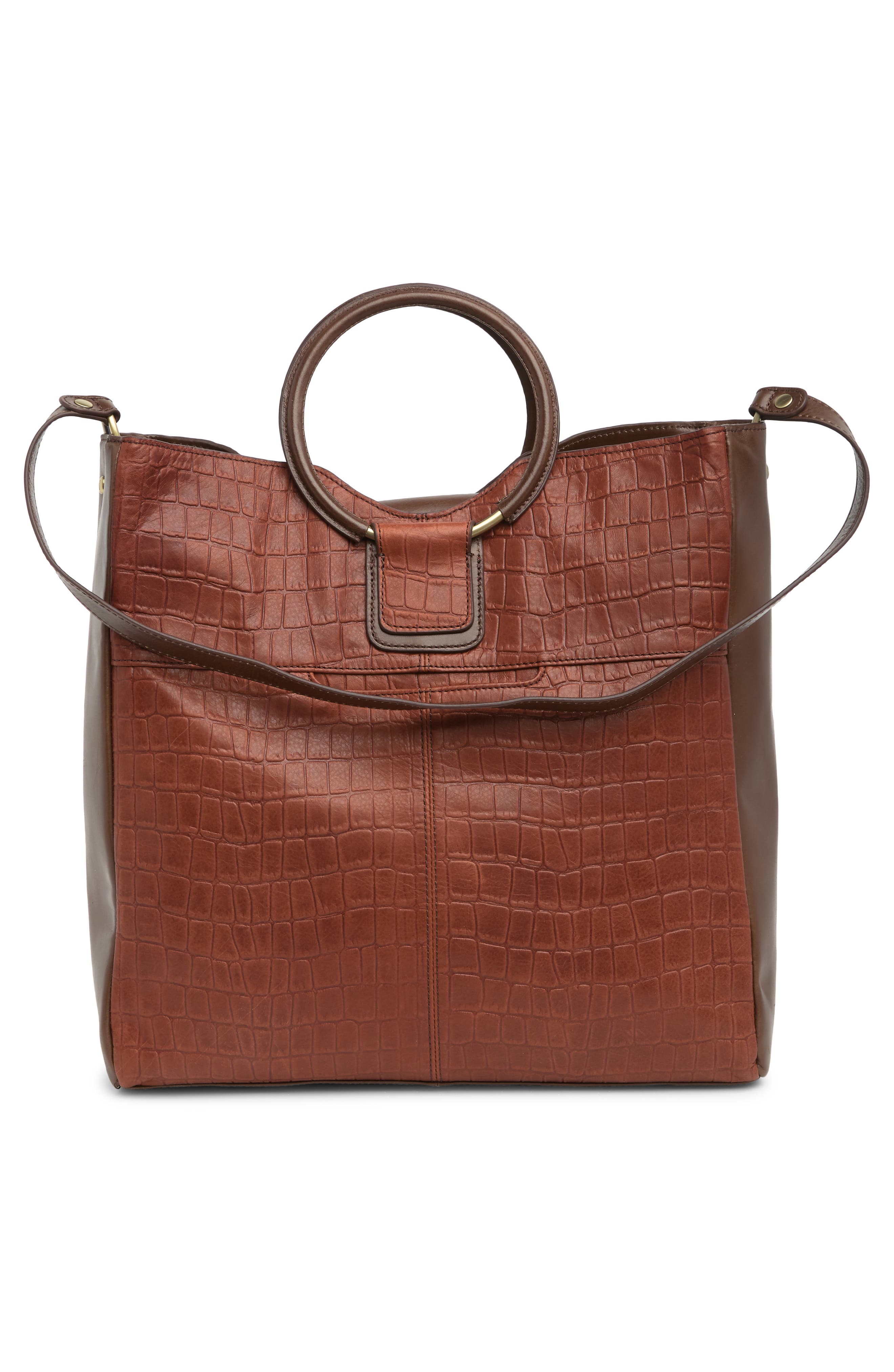 HOBO Heidi Croc Embossed Leather Tote Bag | Nordstromrack