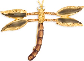 Kenneth Jay Lane Enamel & Crystal Dragonfly Pin | Nordstromrack