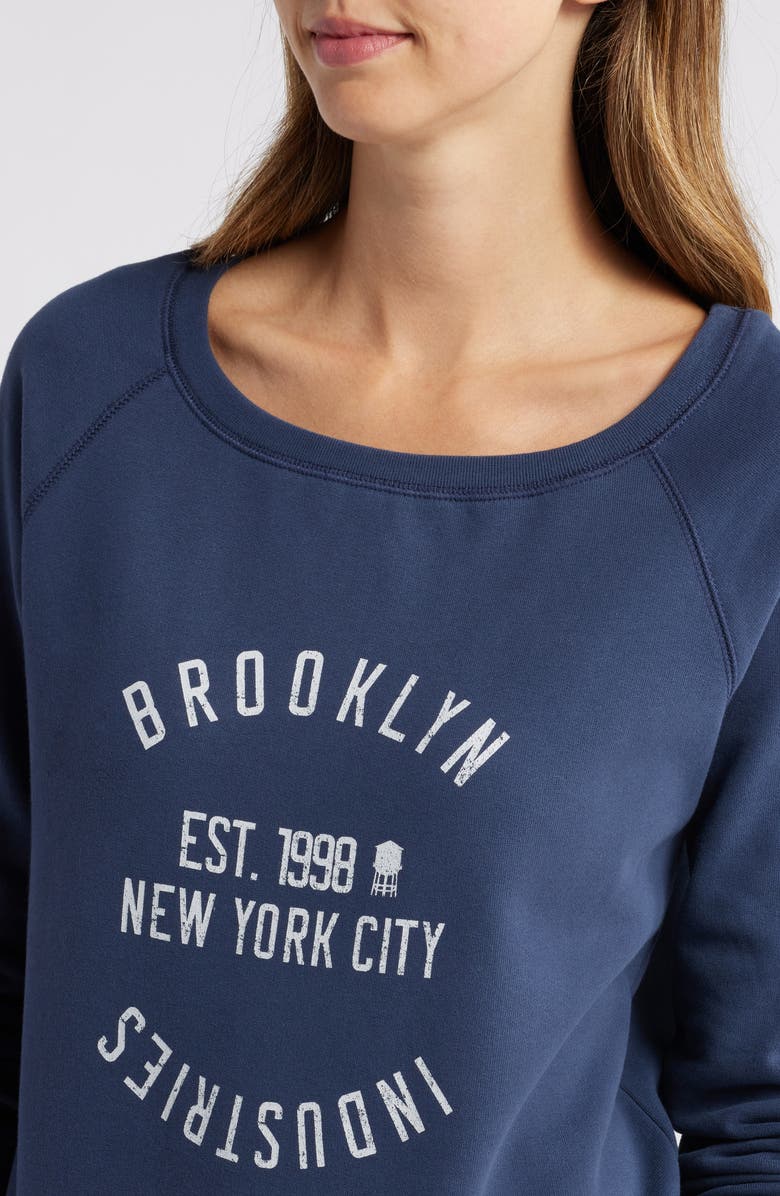 Brooklyn Industries Circle Logo Cotton Graphic Sweatshirt | Nordstromrack