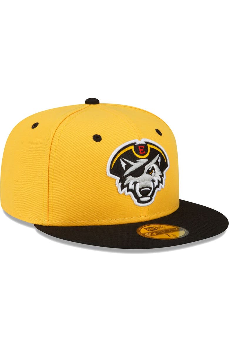 New Era Men's New Era Yellow Erie SeaWolves Authentic Collection ...