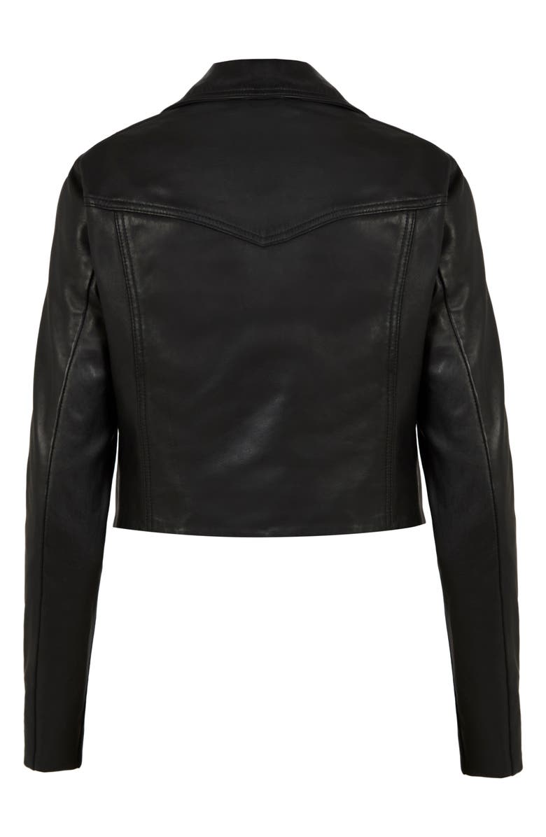 AllSaints Elora Leather Biker Jacket | Nordstromrack