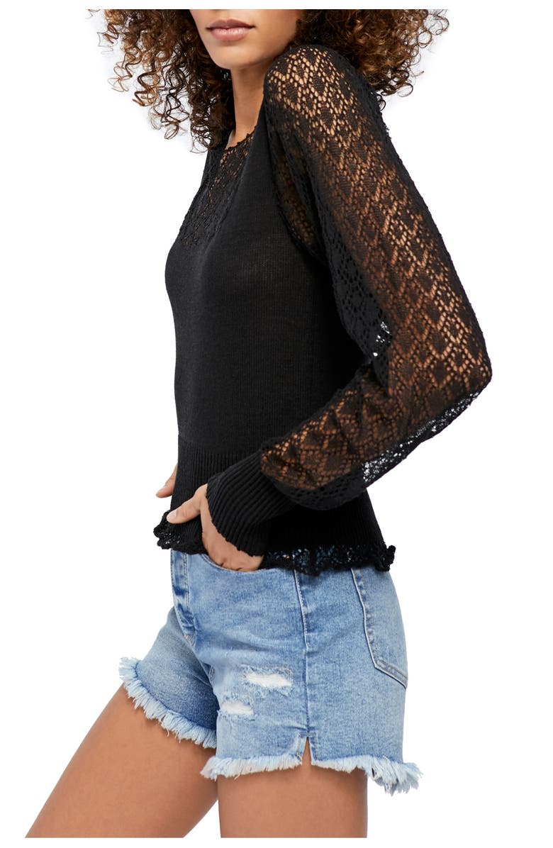Free People Crystallized Long Sleeve Sweater | Nordstromrack