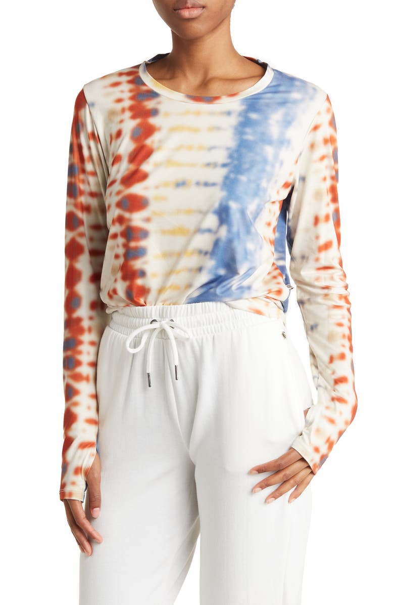 MAX STUDIO Solar Tie Dye Top | Nordstromrack