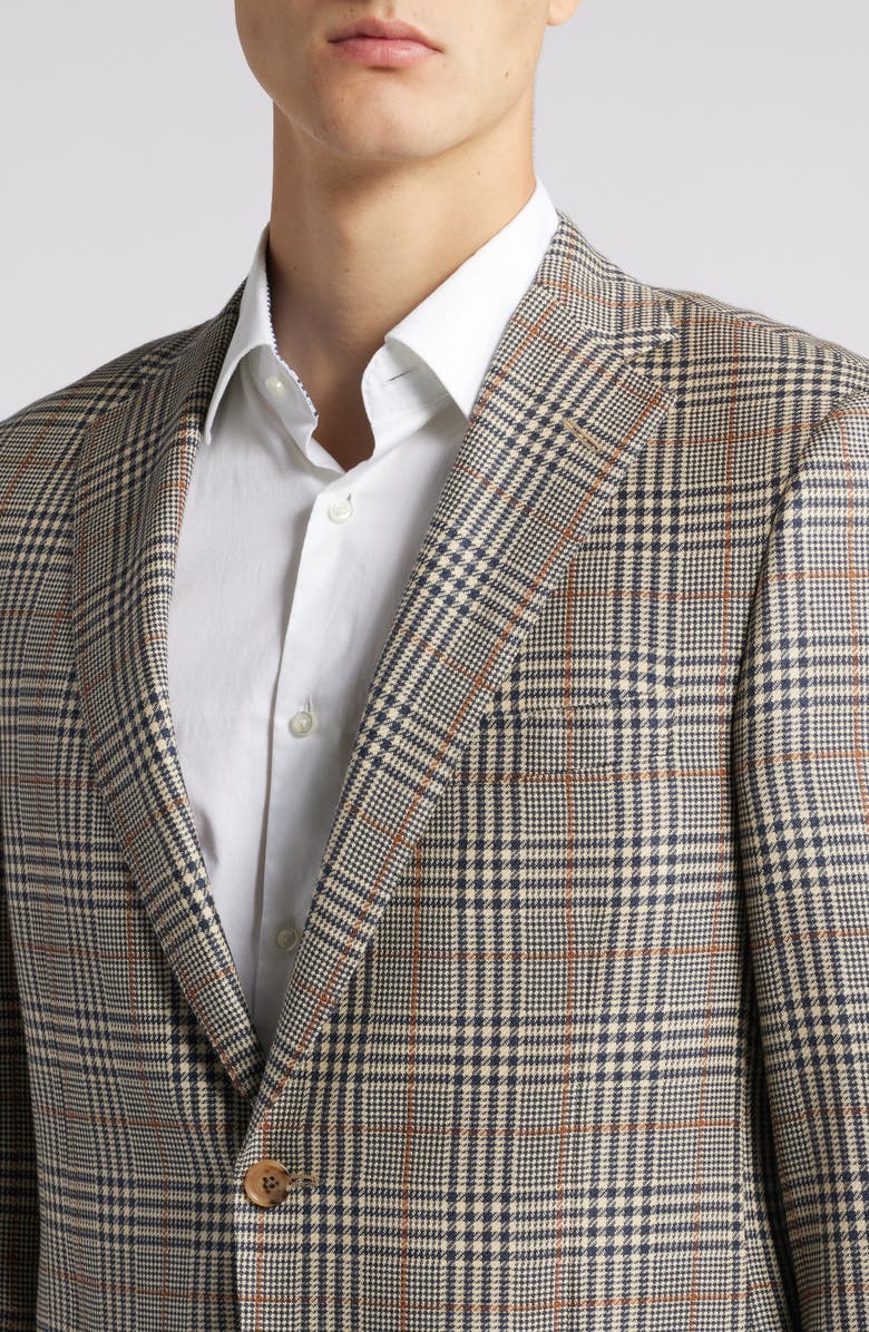 Heritage Gold Light Tan Plaid Cashmere & Silk Sport Coat | Nordstromrack