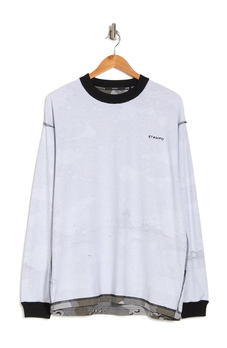 STAMPD Shadow Camo Long Sleeve T-Shirt | Nordstromrack