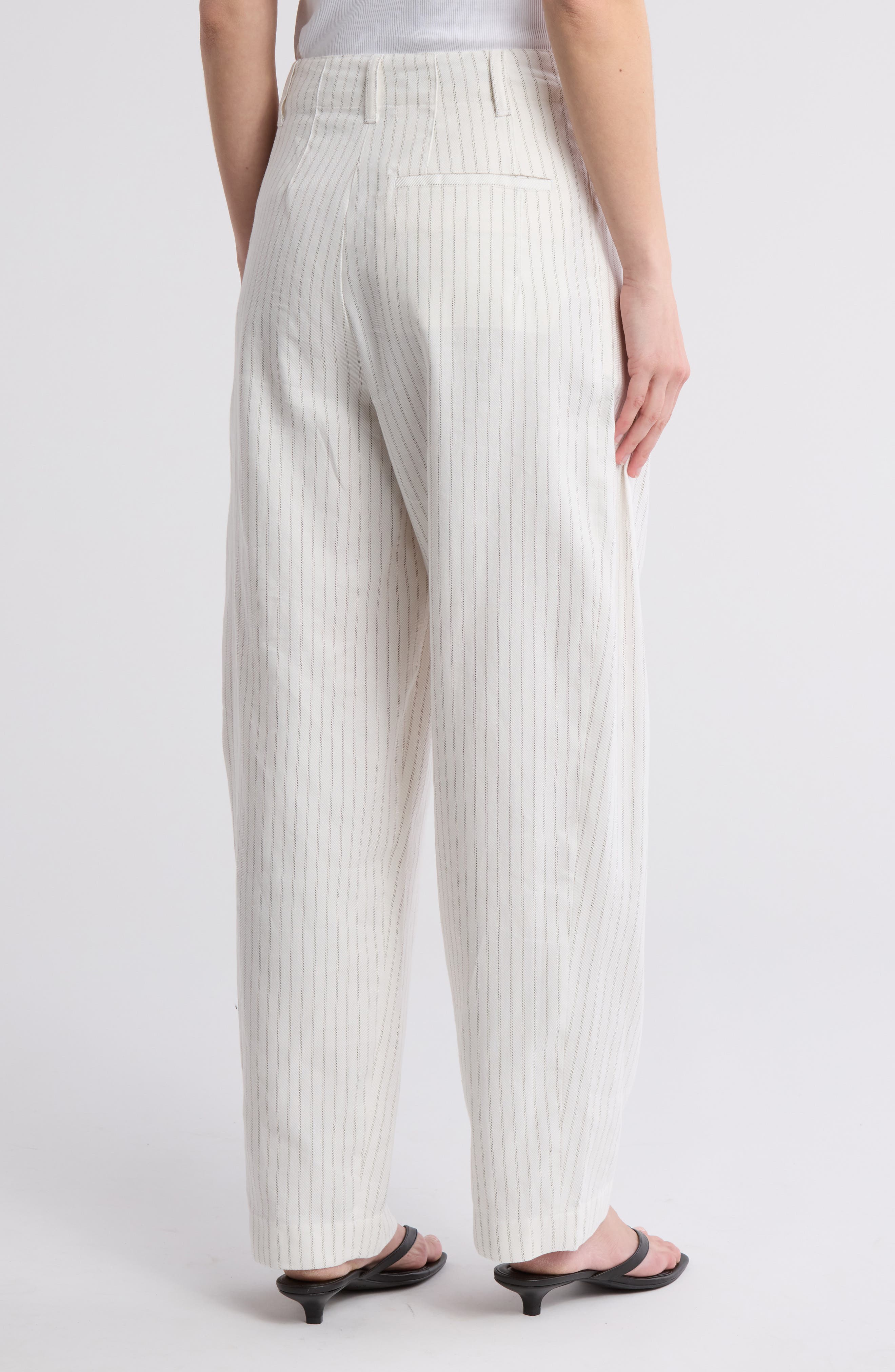 rag & bone Douglas Pinstripe High Waist Pants | Nordstromrack