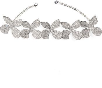 Area Crystal Butterfly Choker Necklace | Nordstrom