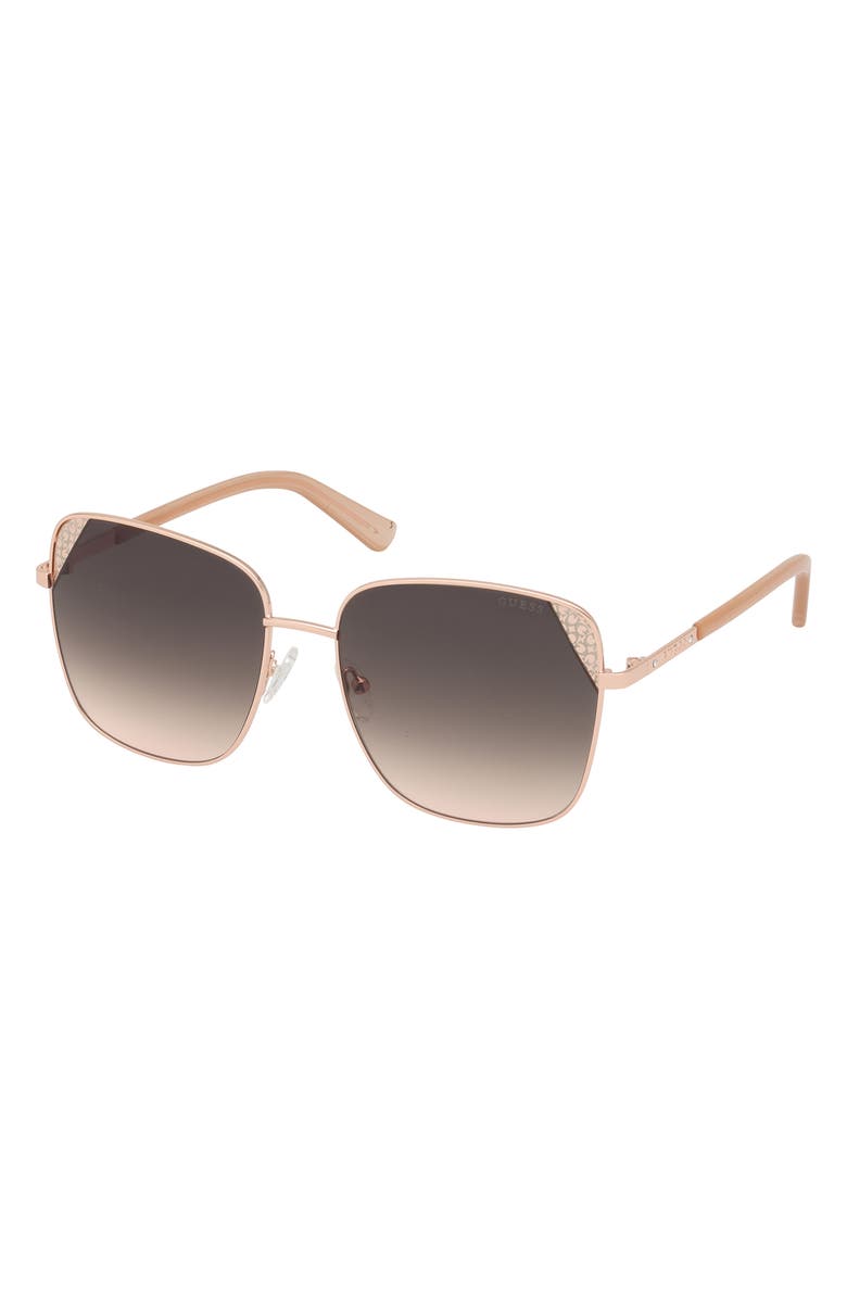 GUESS 59mm Butterfly Sunglasses | Nordstromrack