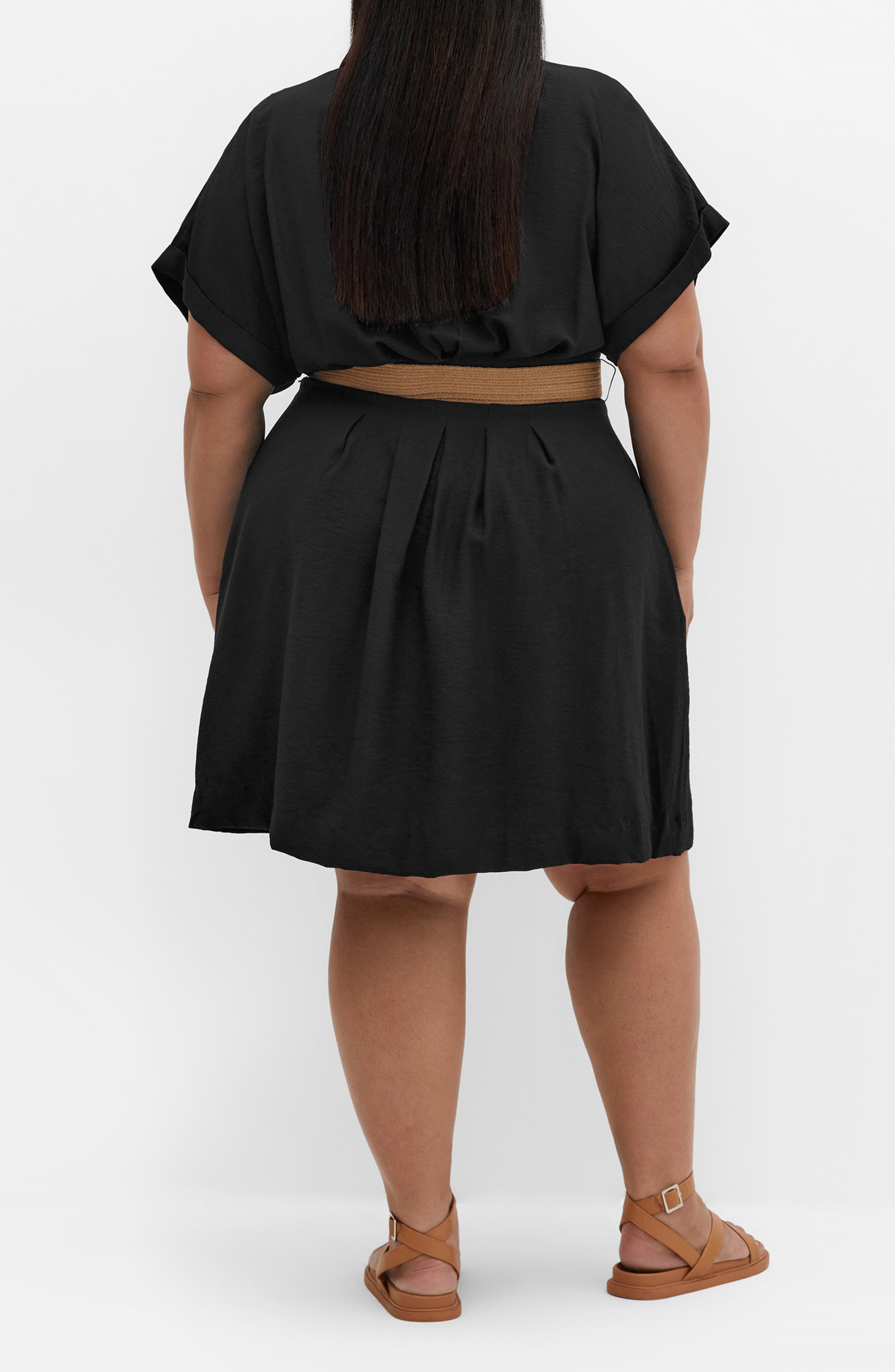 City Chic Jade Belted Shirtdress | Nordstrom