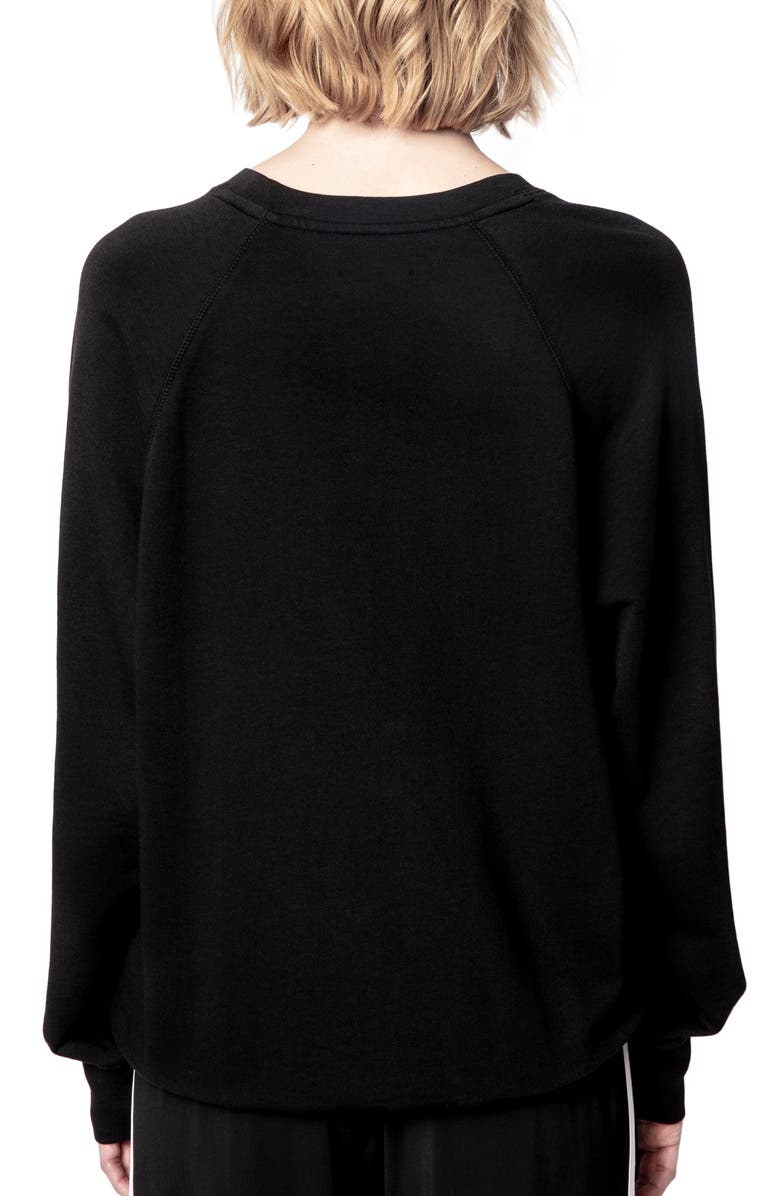 Zadig & Voltaire Rock N Roll Print Pullover Sweater | Nordstromrack