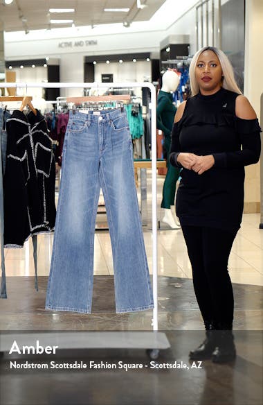 Alice + Olivia Weezy Wide Leg Jeans | Nordstrom