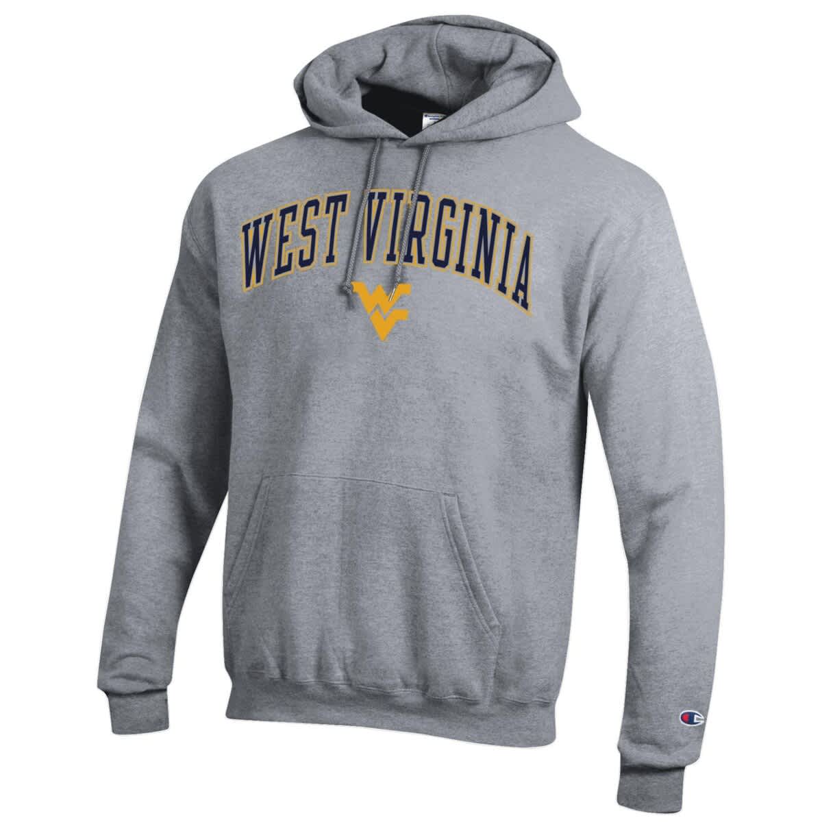 Champion Men's Champion Heather Gray West Virginia Mountaineers Arch ...