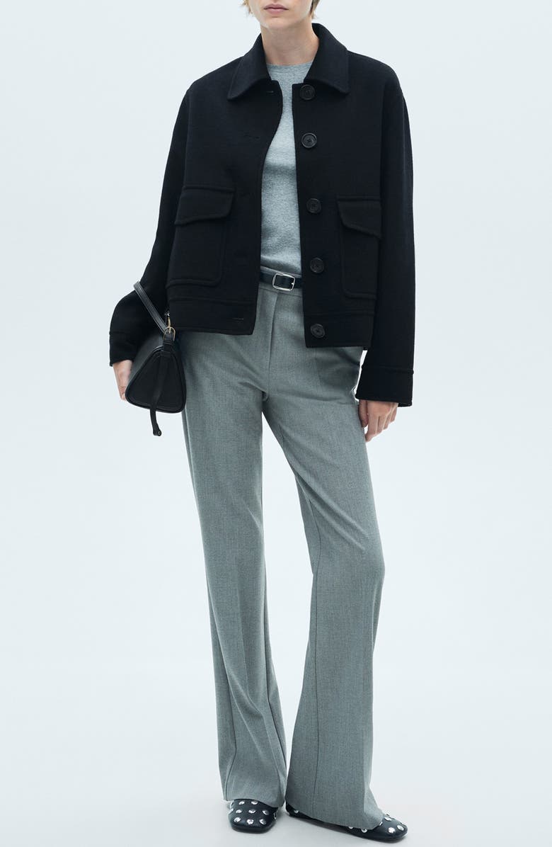 MANGO Wool Blend Jacket | Nordstromrack