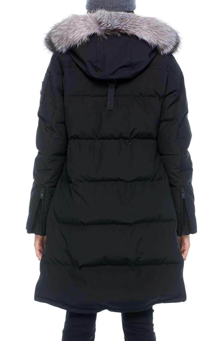 Moose Knuckles Causapcal Water Resistant Hooded Down Parka with Genuine ...