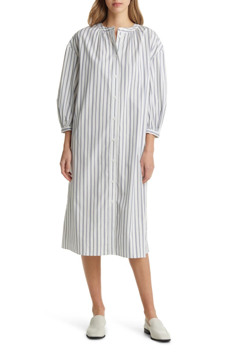 Nordstrom Stripe Cotton Midi Dress | Nordstromrack