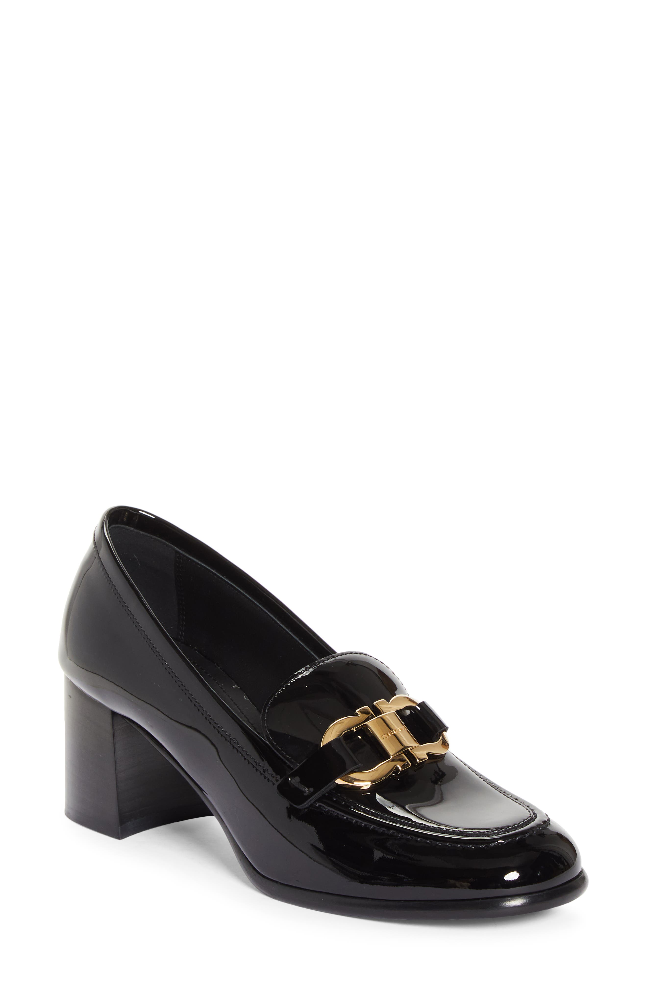 FERRAGAMO Marlena Patent Loafer Pump (Women) | Nordstromrack