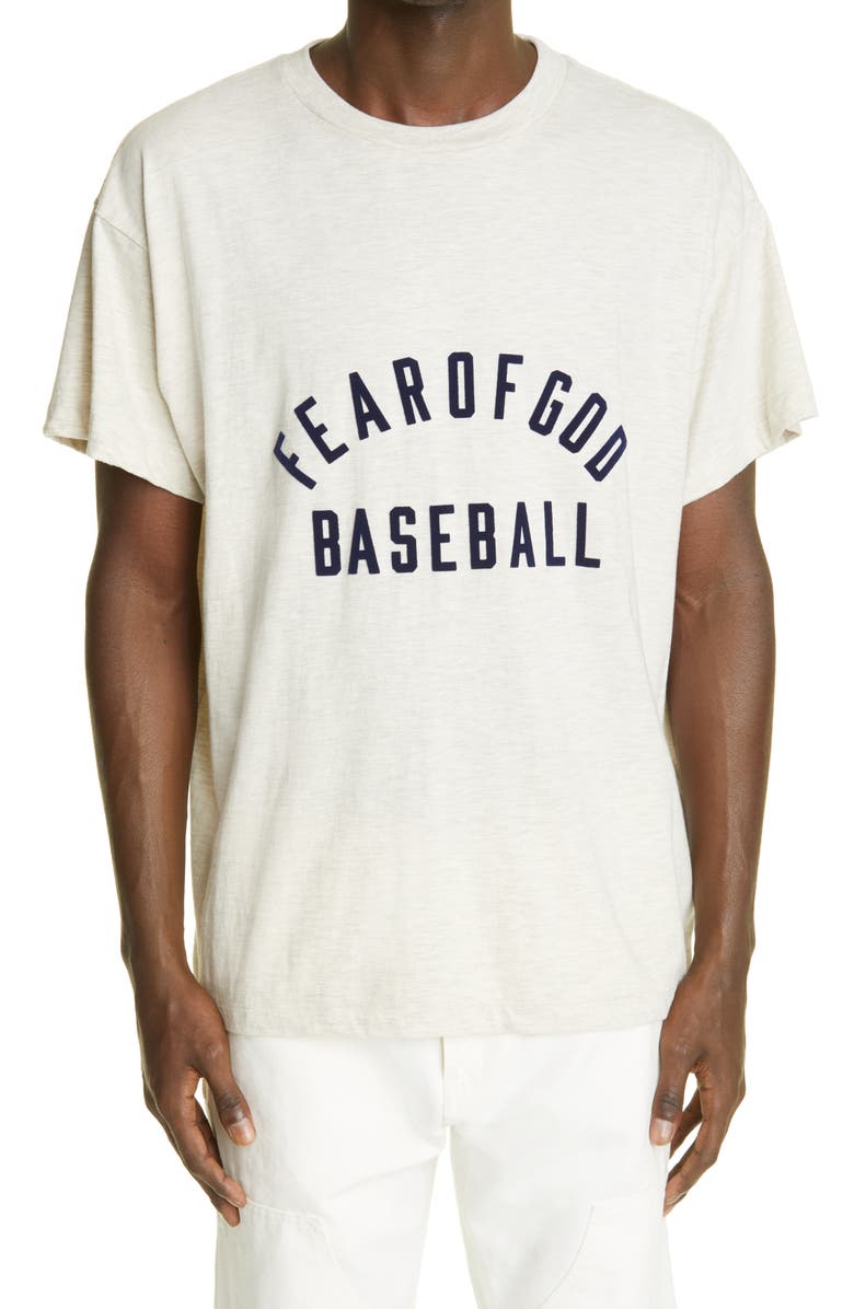 Fear of God Baseball Logo Cotton Graphic Tee | Nordstrom