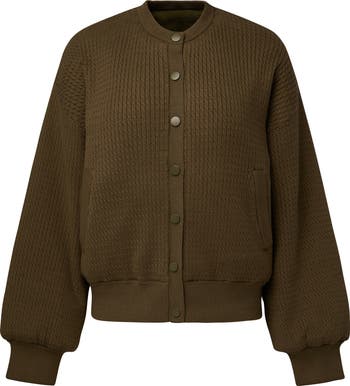 WeWoreWhat Cable Knit Bomber Jacket | Nordstromrack