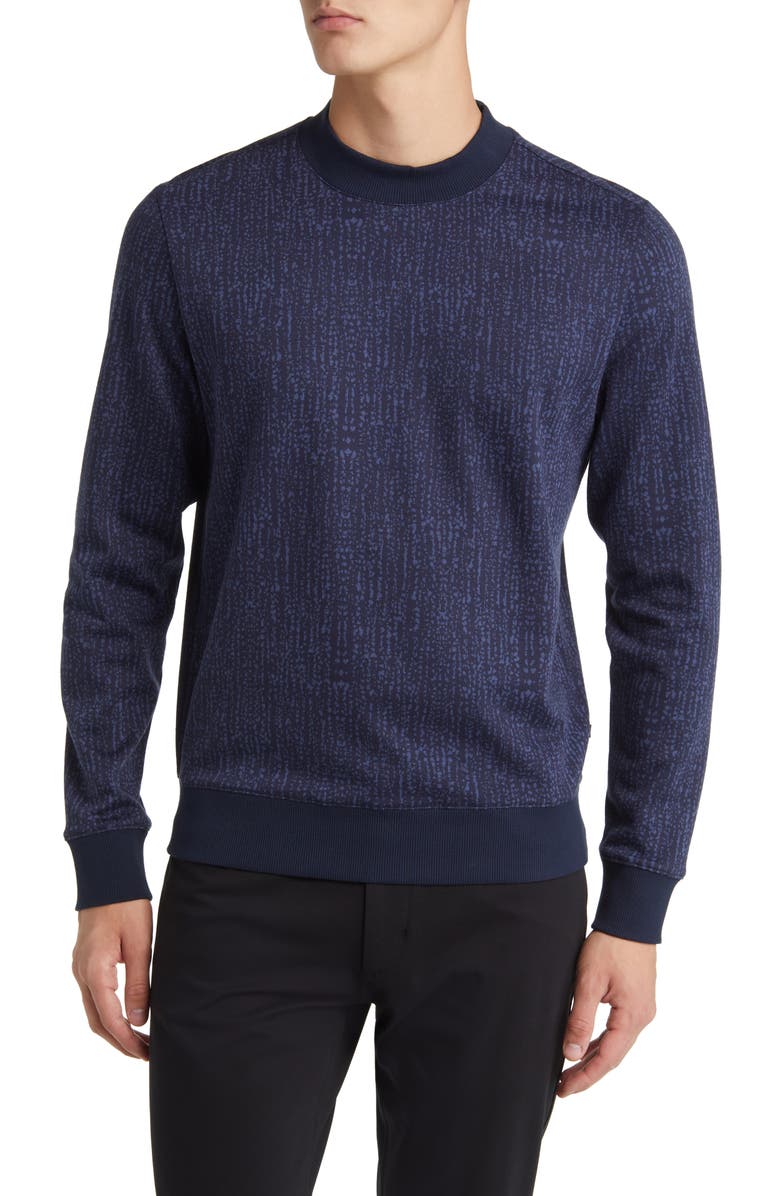 Robert Barakett Pilon Long Sleeve Jacquard Top | Nordstromrack