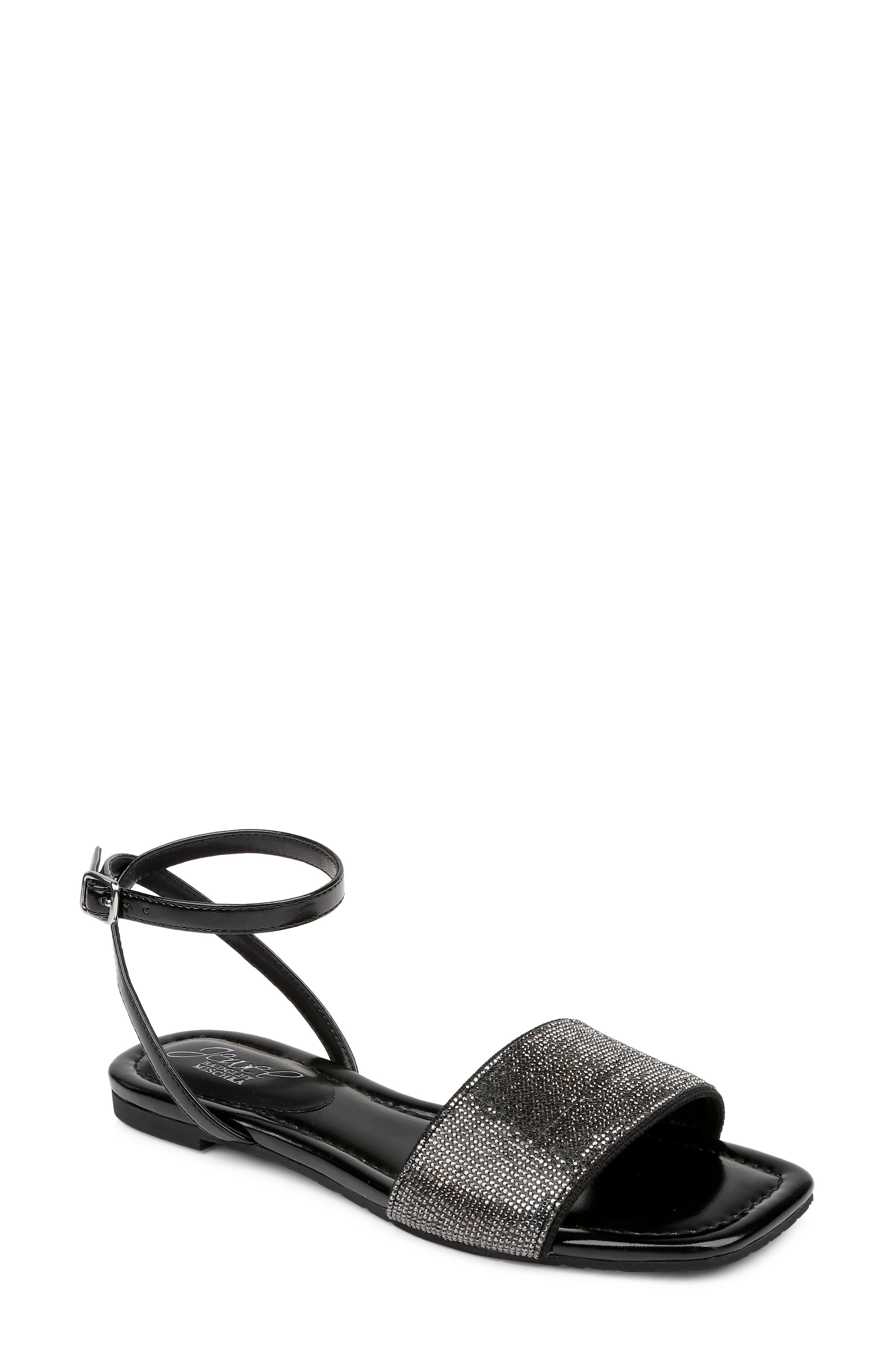Jewel Badgley Mischka Hadley Ankle Strap Sandal (Women) | Nordstromrack