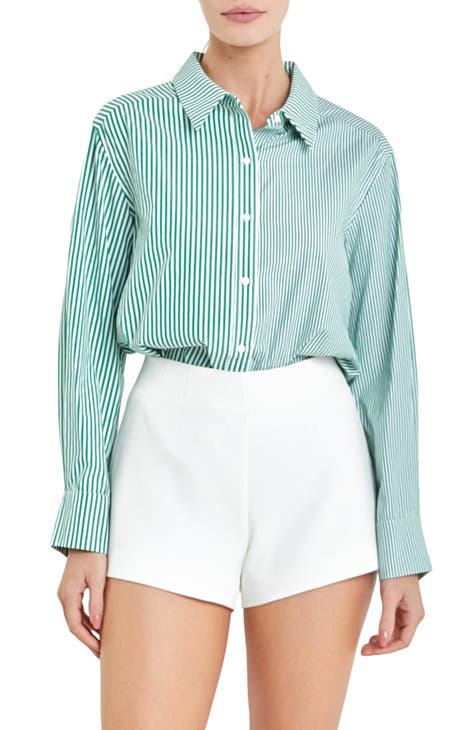 Women's Green Button Up Tops | Nordstrom