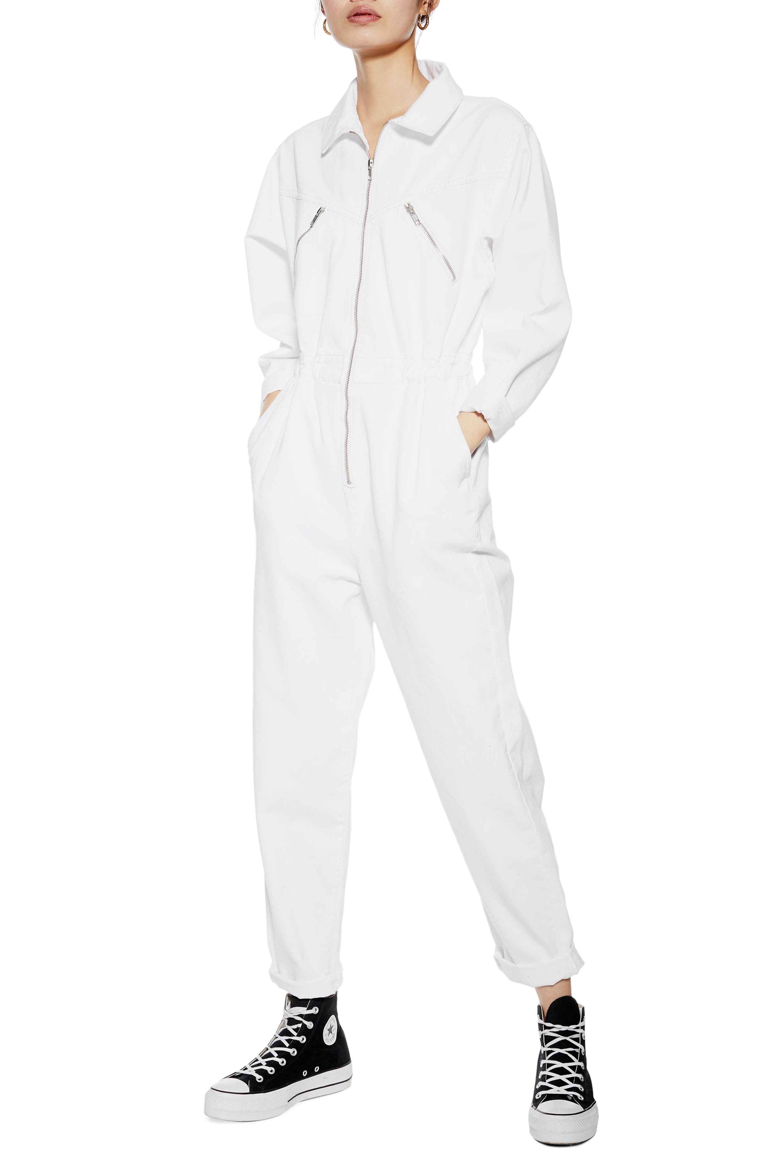 Topshop Denim Utility Jumpsuit | Nordstromrack