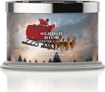 HOMEWORX BY SLATKIN & CO. Sleigh Ride Scented Four-Wick Candle ...