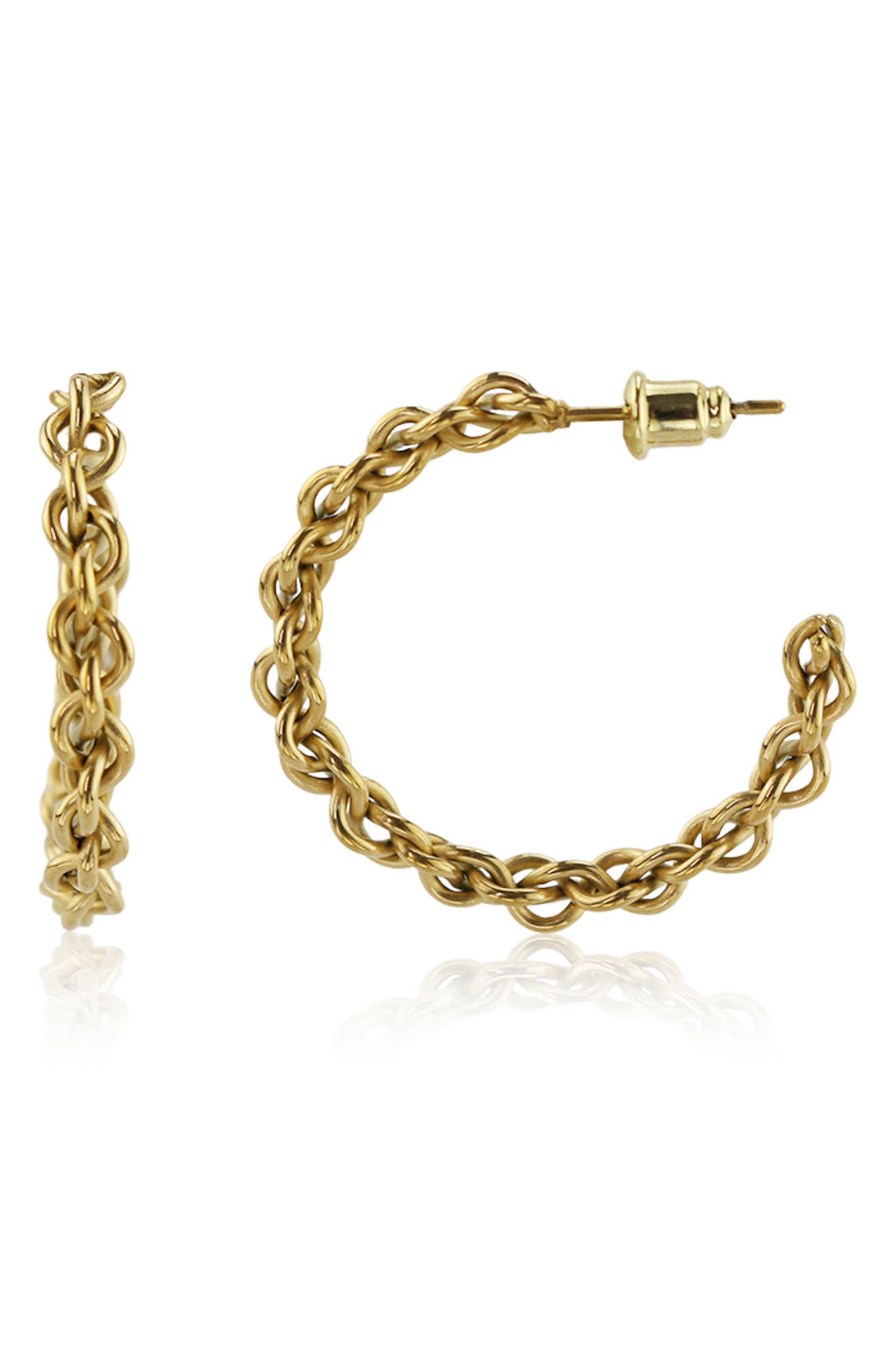 REBL Chain Hoop Earrings | Nordstromrack