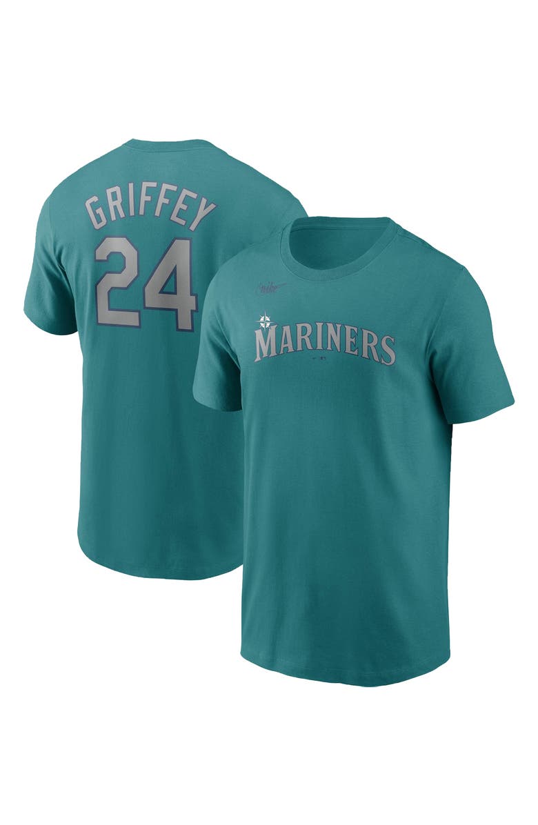 Nike Men's Nike Ken Griffey Jr. Aqua Seattle Mariners Cooperstown ...