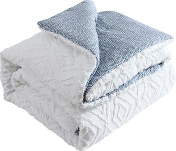 French Connection Hanwell Clipped Jacquard Comforter & Sham Set ...